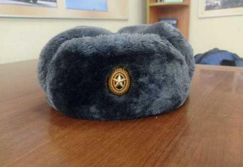 Зимняя шапка военная офицерская