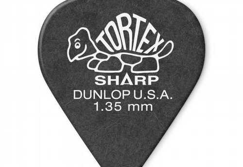 Медиаторы Dunlop Tortex Sharp, 1,35мм, 412P1.35