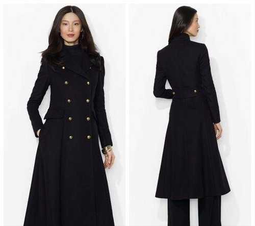 Ralph Lauren пальто с гербовыми пуговицами 44+
