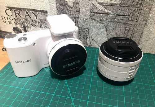 Фотоаппарат samsung nx2000 и два объектива