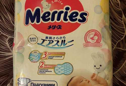 Подгузники Merries до 3 кг