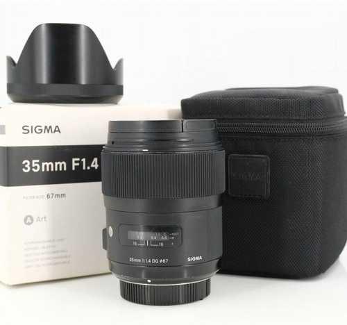 Sigma 35mm f/1.4 DG HSM Art Nikon F обмен гарантия