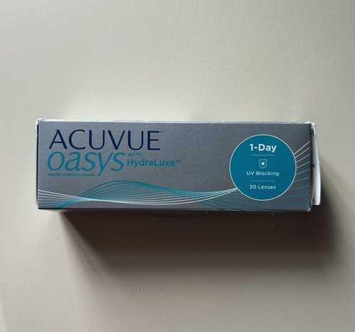 Линзы acuvue oasys 1-day hydraluxe -4,5