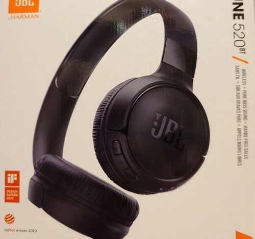 Беспроводные наушники jbl tune 520bt черный