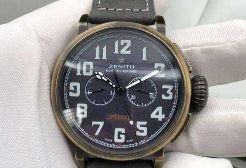 Часы Zenith Pilot новые lux