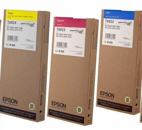 Картриджи Epson T6921, T6922, T6923, T6924, T6925