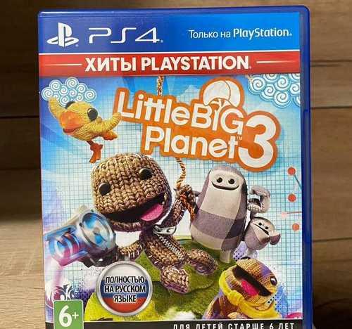 Little big planet 3 ps4 диск