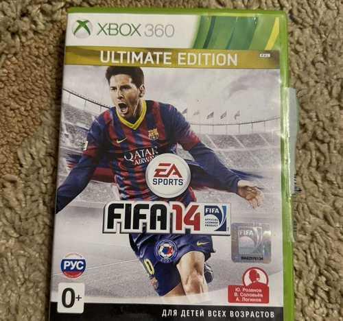 Xbox 360 диск fifa 14