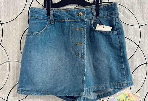 Юбка шорты джинсовые Zara новые 152