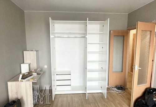 Шкаф IKEA + с ящикми IKEA белый новый