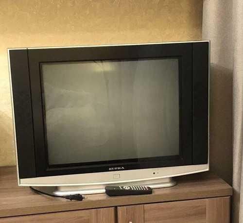 Телевизор supra CTV-21015S в рабочем состоянии