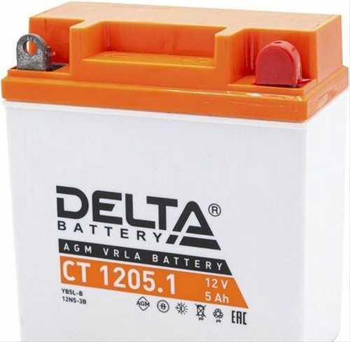 Аккумулятор delta CT 1205.1 12V (12N5-3B, YB5L-B)