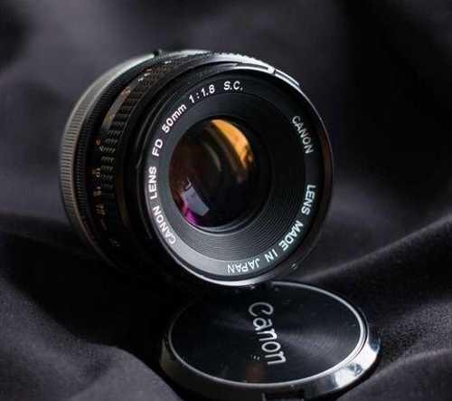Объектив Canon FD 50mm 1.8 S.C
