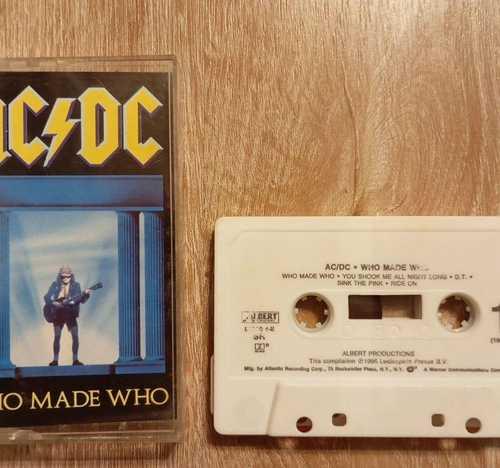 Кассета AC/DC – Who Made Who, США, 1986