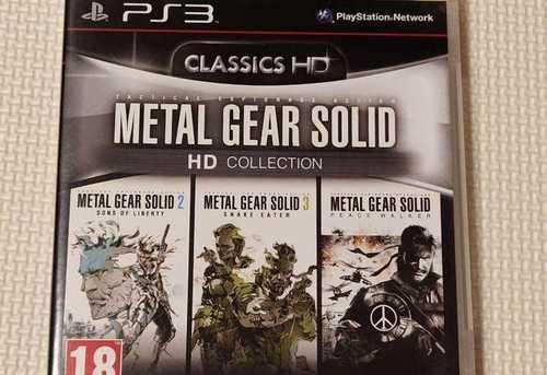 Metal Gear Solid HD Collection диск PS3