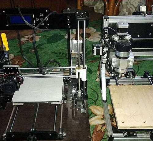 3d принтер и чпу Фрезер
