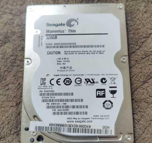 Hdd Seagate 320gbb 2.5