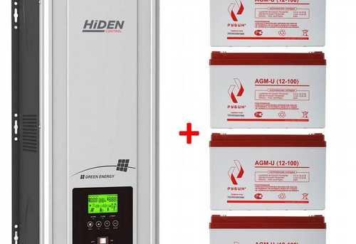 Ибп Hiden Control HPS30-6048 + Рубин AGM-U 12-100