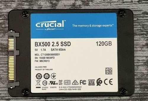 Ssd 2.5 диск crucial 120 GB