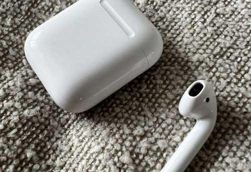 Airpods 2 наушник левый оригинал микр работает