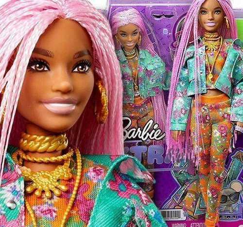 Кукла Barbie extra 10 с розовыми косичками
