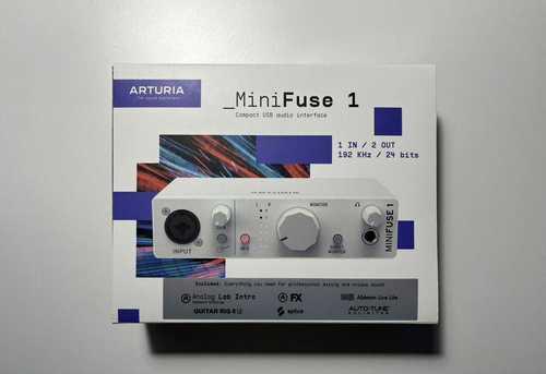 Звуковая карта Arturia Minifuse 1 White новая софт