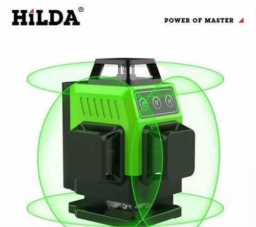 Новый (Лазерный уровень) Hilda 4D New