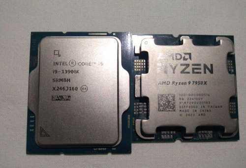 I9 13900k и Ryzen 9 7950x R9 cpu процессоры