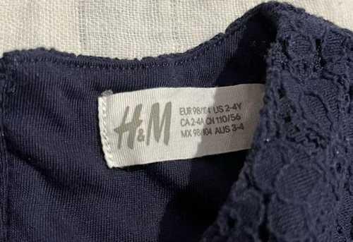 Платье hm джинсовый сарафан 86 92