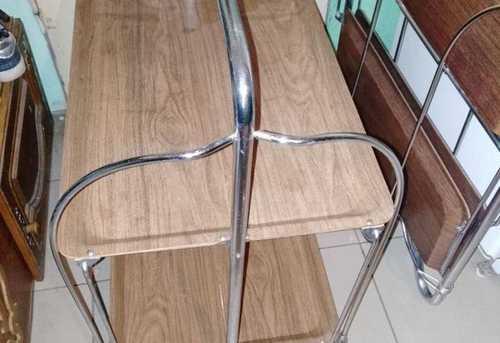 Сервировочный столик на колесиках бу