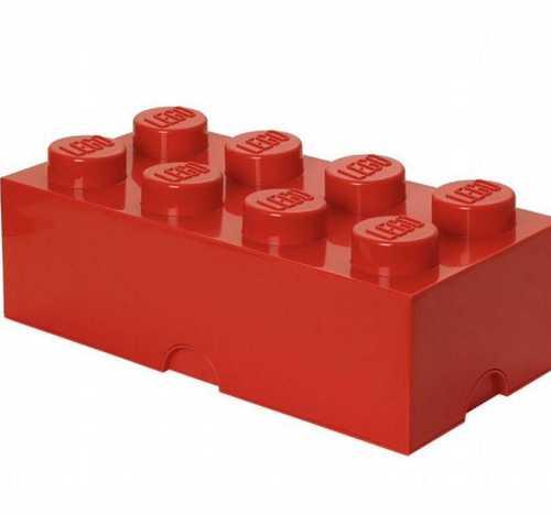 Ящик для хранения 8 lego красный