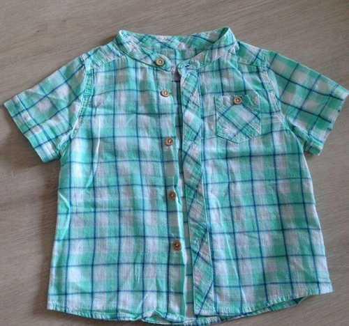 Рубашка летняя для малыша 9-12 месяцев lc waikiki