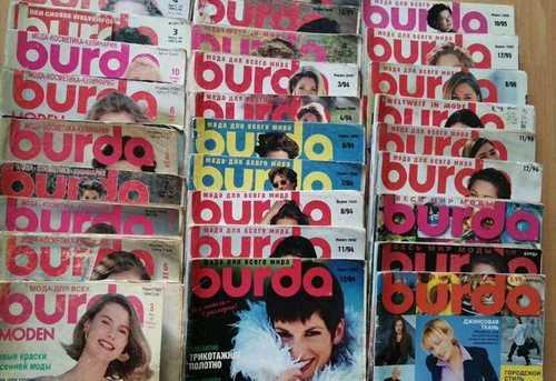 Журналы Burda, Boutique, neue Mode 1989 - 2012