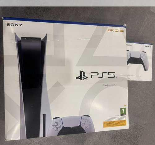 Sony playstation 5 + 2 геймпада