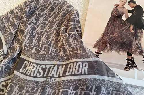 Dior, Воздушный шифоновый платок, 3 цвета