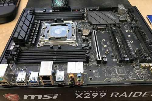 MSI Raider X299 + i7-7820X + PCCooler 240Watt
