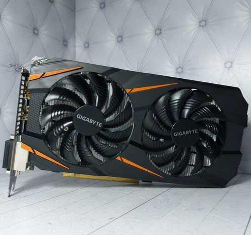 Игровая видеокарта Gigabyte GTX 1060 Windforce 6gb