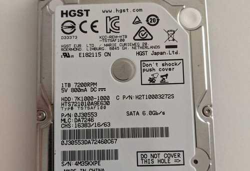 HDD 2,5" 1 TB Hitachi Travelstar 7K1000 7200 об/м