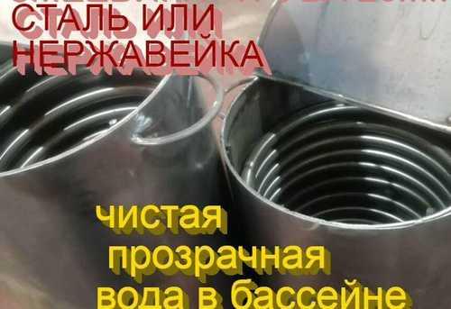 Водонагреватель бассейна змеевик дровяная печь