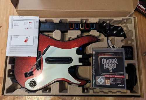 Guitar hero 5 ps3 комплект