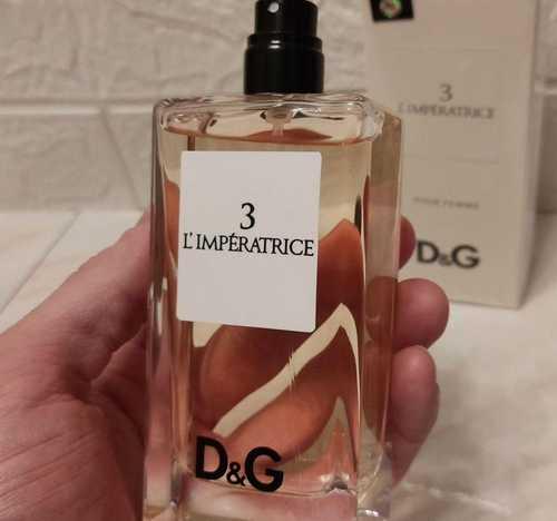 Dolce gabbana 3 l imperatrice Парфюм