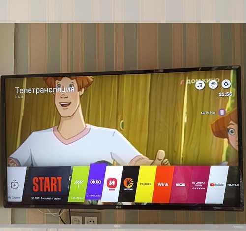 Продам телевизор LG SMART TV диагональ 43 дюйма