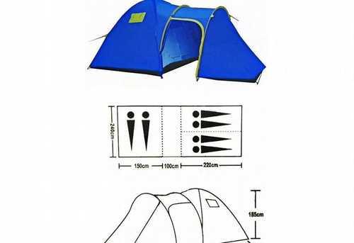 Палатка 6-местная с тамбуром Lanyu 1636