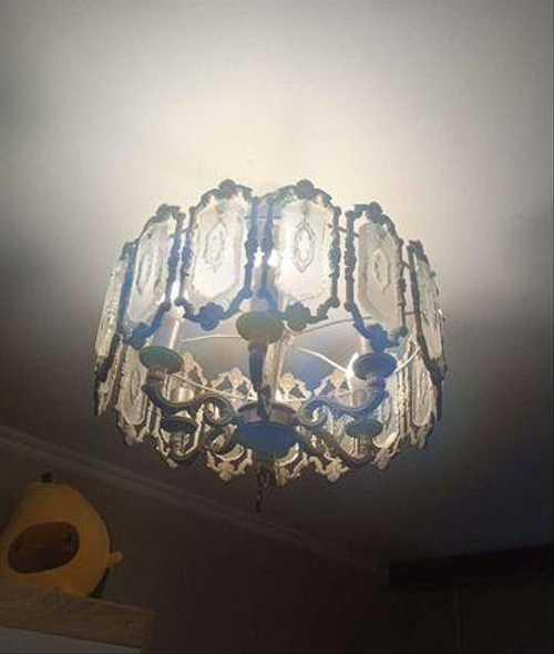 Люстра потолочная бу