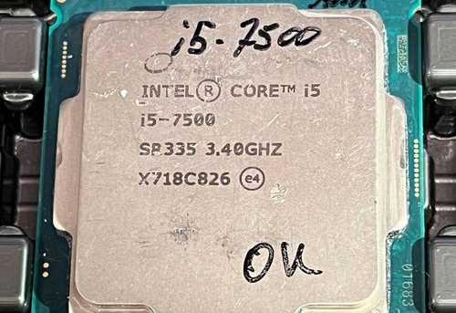 Процессор Intel Core i5 7500 LGA1151v1 4 ядра/4 пт