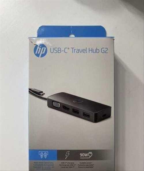 Док станция hp USB-C travel hub g2