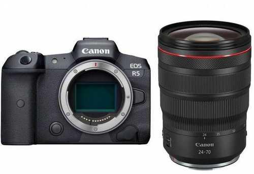 Фотоаппарат Canon EOS R5 Kit RF 24-70mm F2.8L IS U