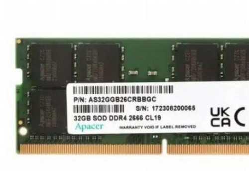 Apacer 32GB DDR4 2666 sodimm CL19 ES.32G2V.PRH