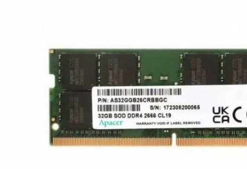 Apacer 32GB DDR4 2666 sodimm CL19 ES.32G2V.PRH