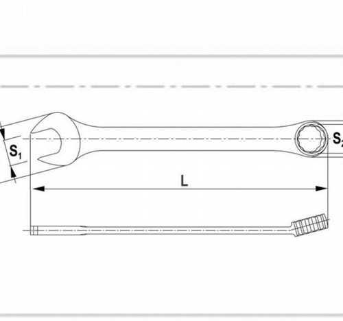 Thorvik CW00012 Ключ гаечный комбинированный, 12 м